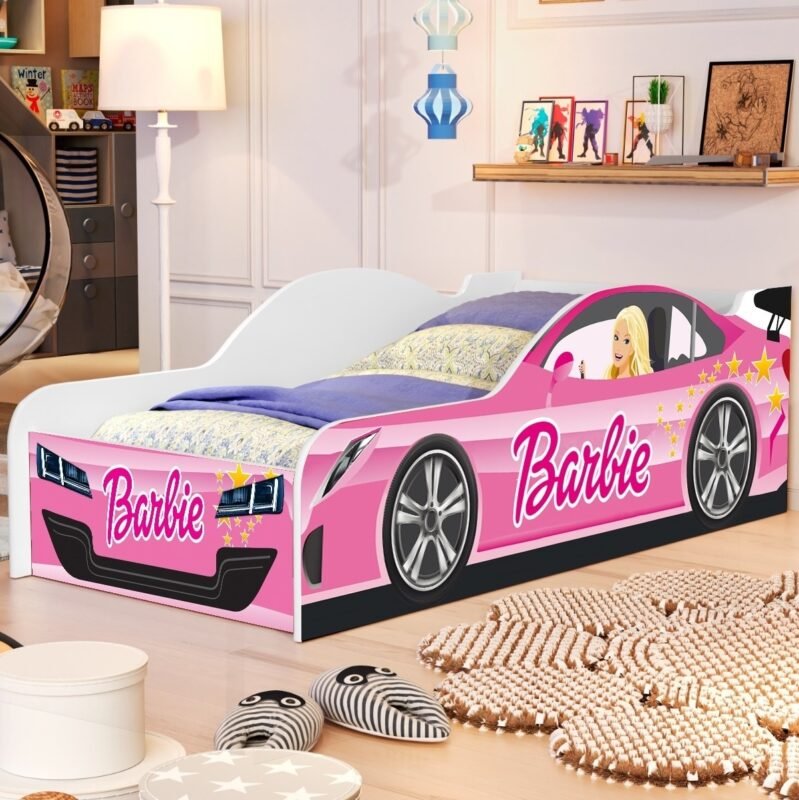 Cama Juvenil Carro (Menina) Barbie 15 – VJ MÓVEIS – CATÁLOGO DE MÓVEIS RJ